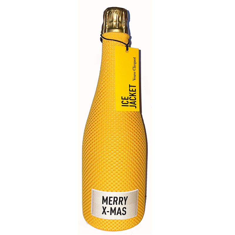 Veuve Clicquot Brut Ice Jacket Merry X-mas | Champagneshop.nl